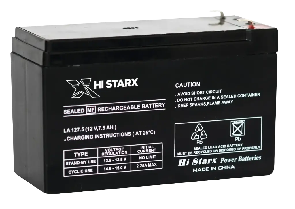 HI STARX 12V 7.5AH | starx.com.ar
